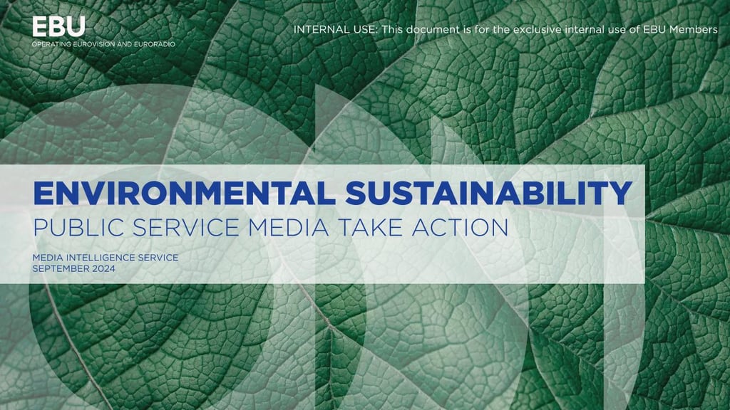Environmental Sustainability | EBU